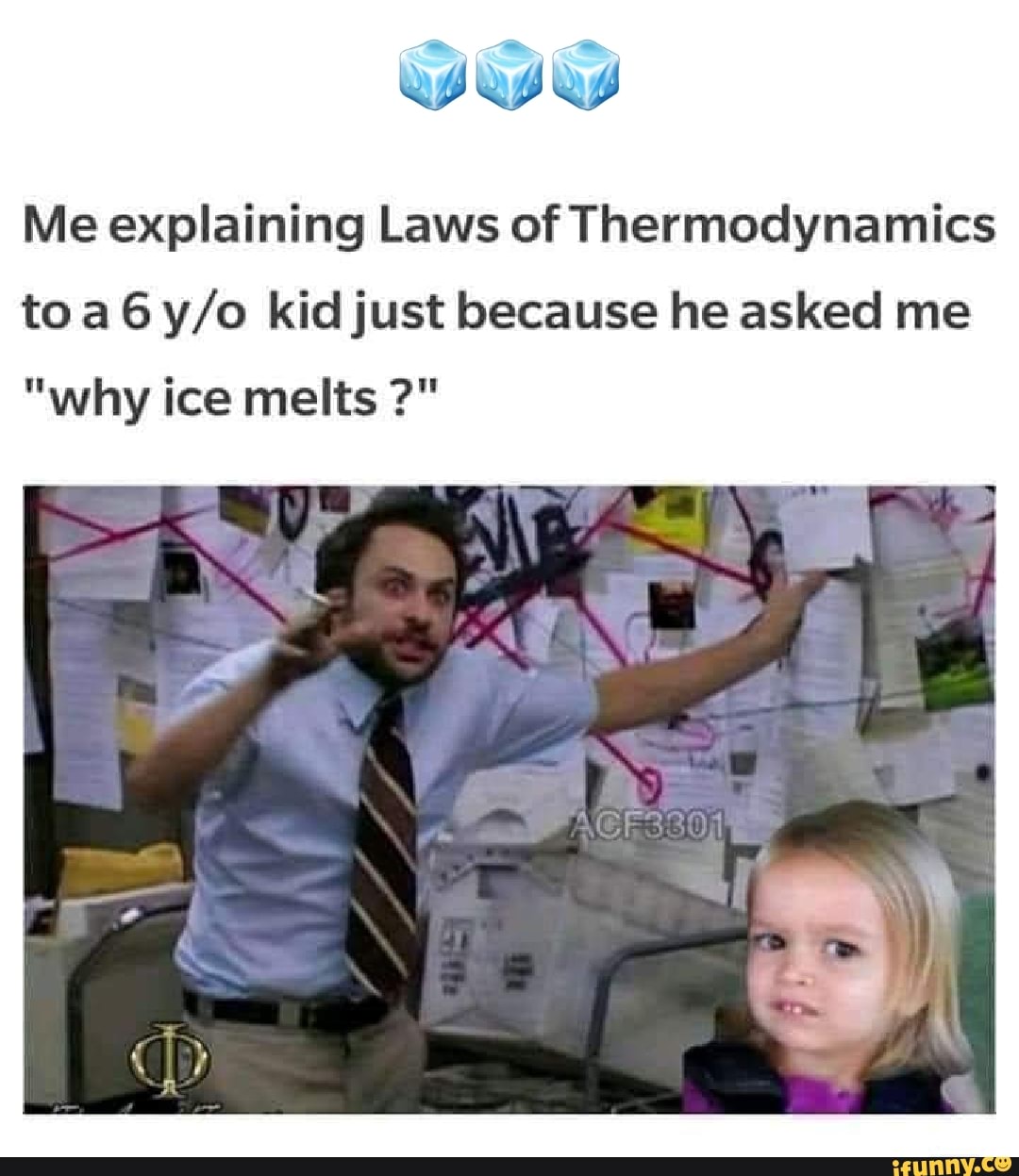 Me explaining Laws of Thermodynamics toa kid just because he asked me ...