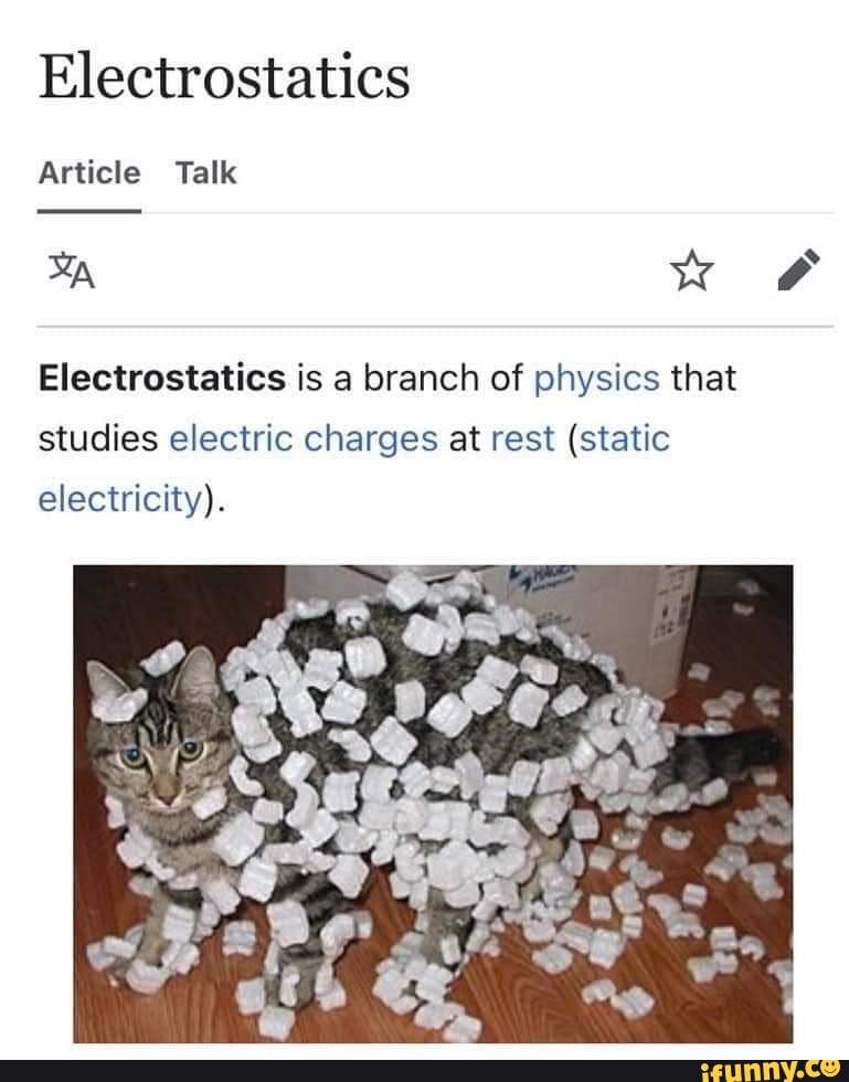 Electrostatics memes. Best Collection of funny Electrostatics pictures ...