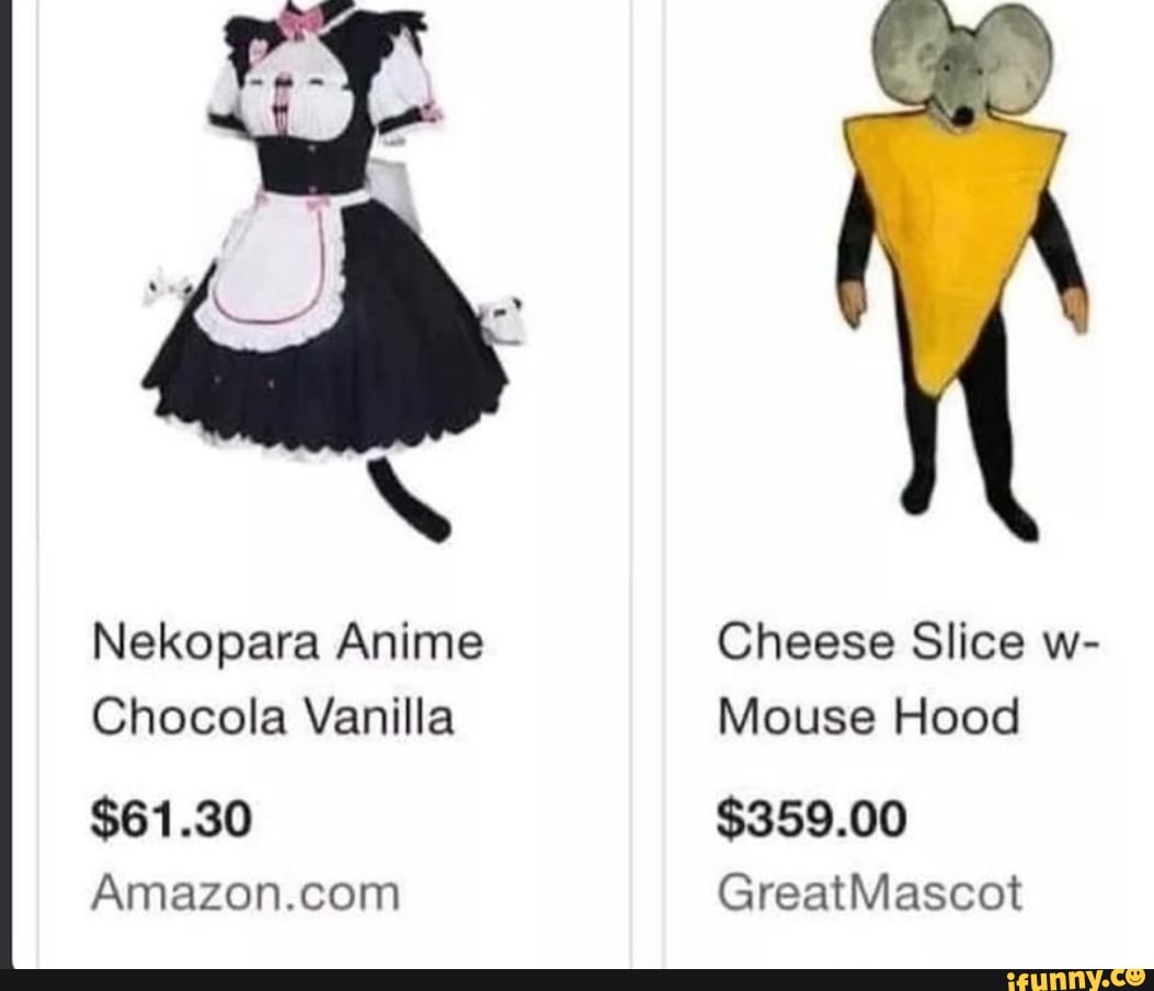 Nekopara Anime Cheese Slice w- Chocola Vanilla Mouse Hood $61.30 $359. ...