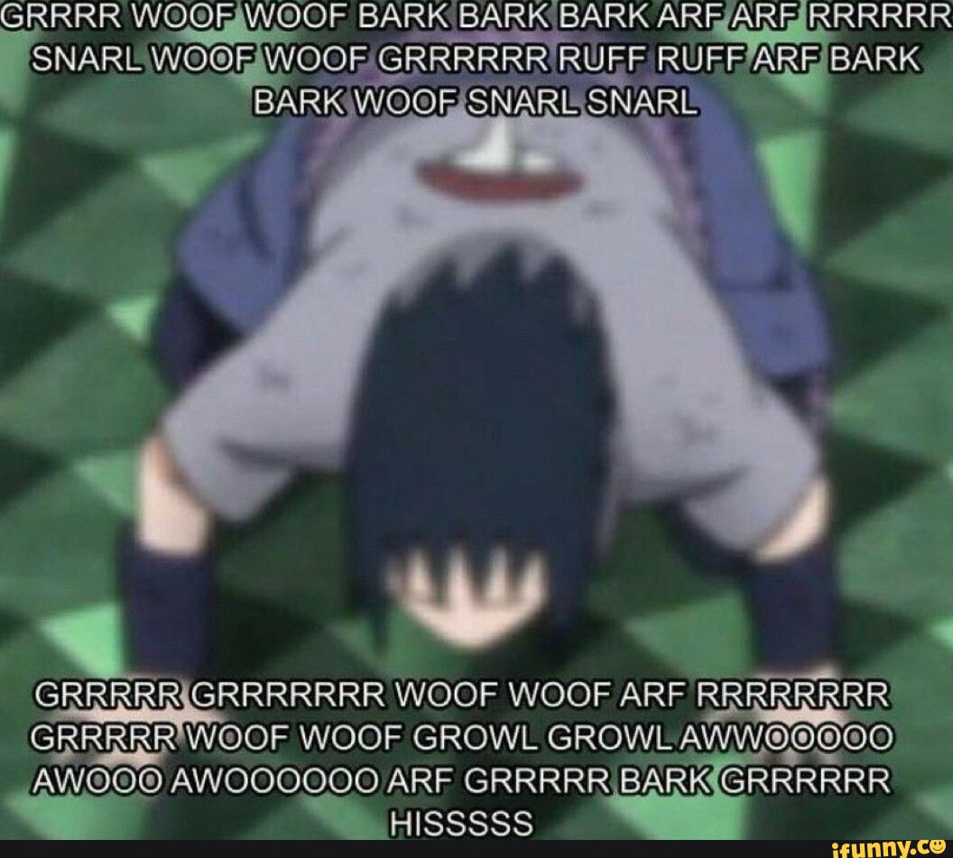 GRR RR WOOP WOOP BARK BARK BARK ARRARBIRRRRRR GNARL WOOF WOOP RUBE BARK ...