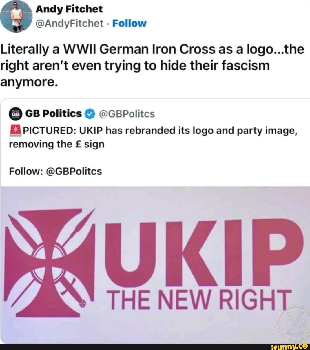 Andy Fitchet @AndyFitchet Follow Literally a WWII German Iron Cross as ...