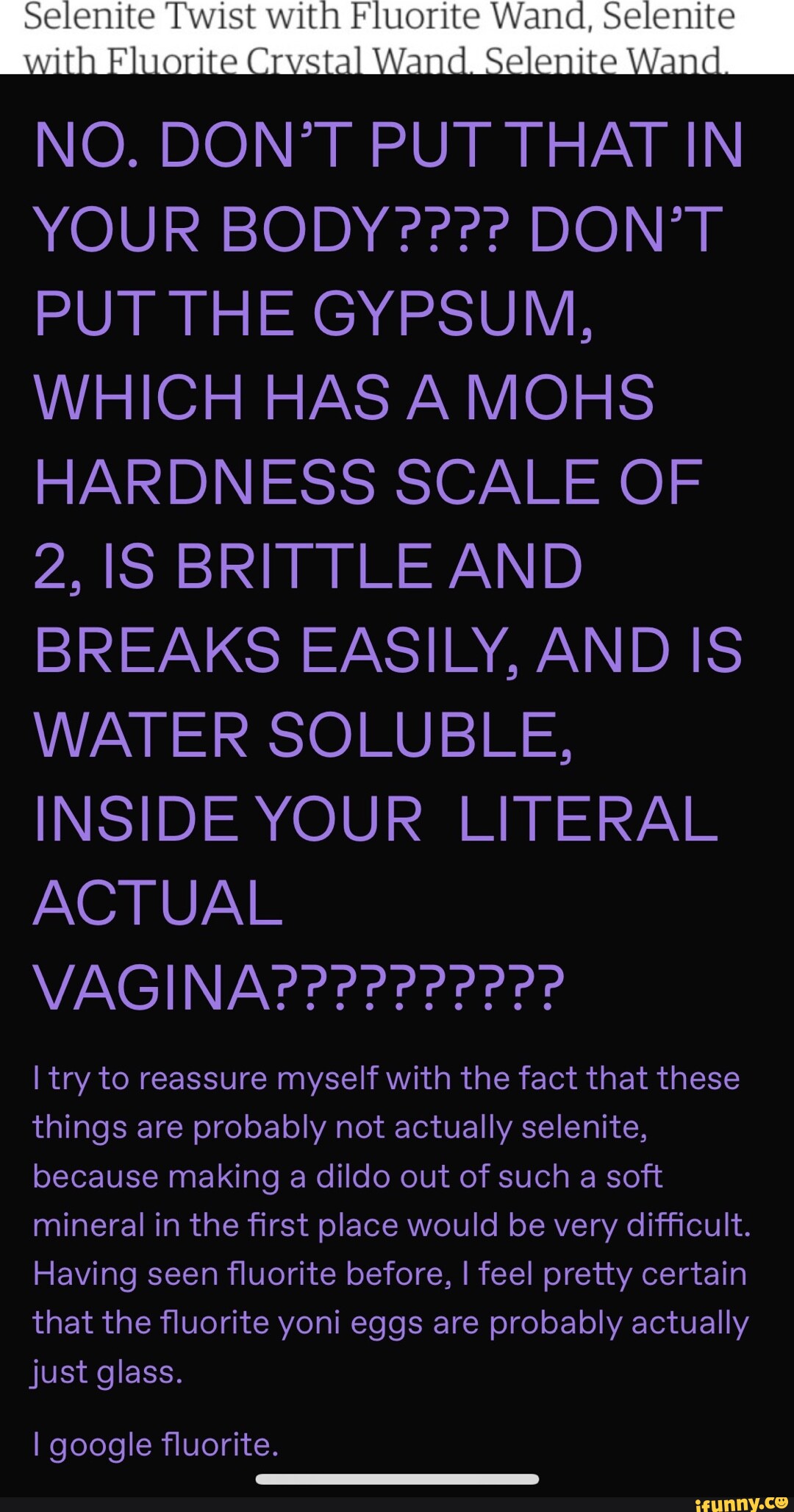 Fluorite memes. Best Collection of funny Fluorite pictures on iFunny