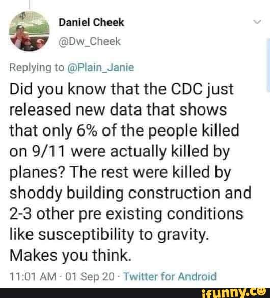 Daniel Cheek Cheek SS Replying to @Plain_Janie Did you know that the ...