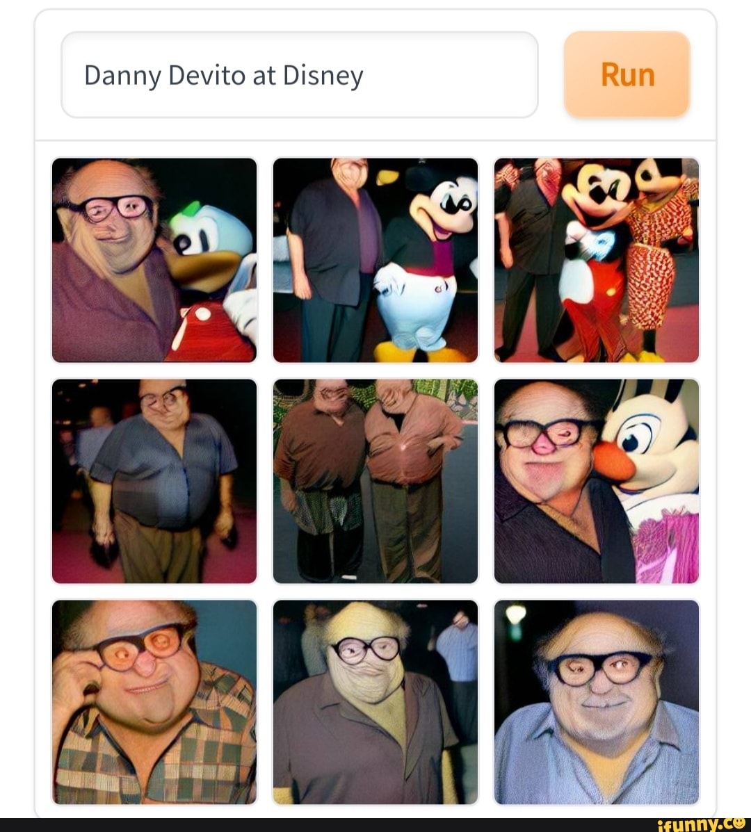 Danny Devito at Disney Run - iFunny