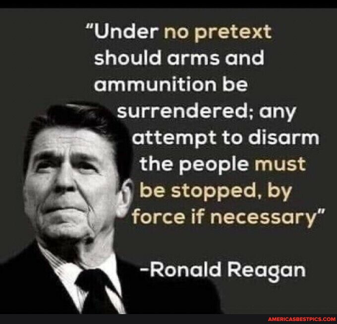 "Under no pretext should arms and ammunition be surrendered; any ...
