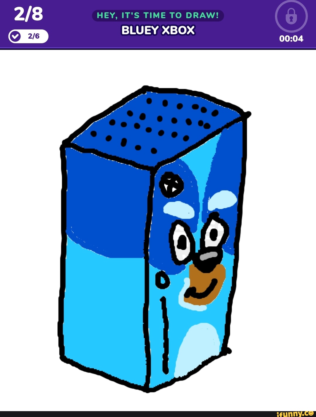 HEY, IT'S TIME TO DRAW! BLUEY XBOX - iFunny