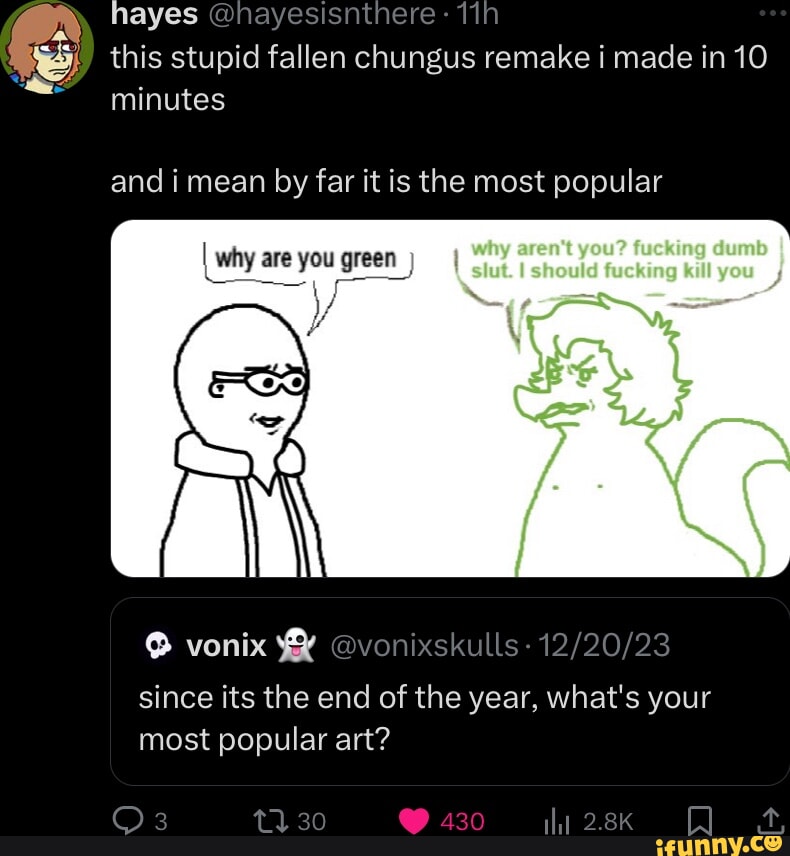 Hayes minutes this stupid fallen chungus remake made in 10 and i mean ...