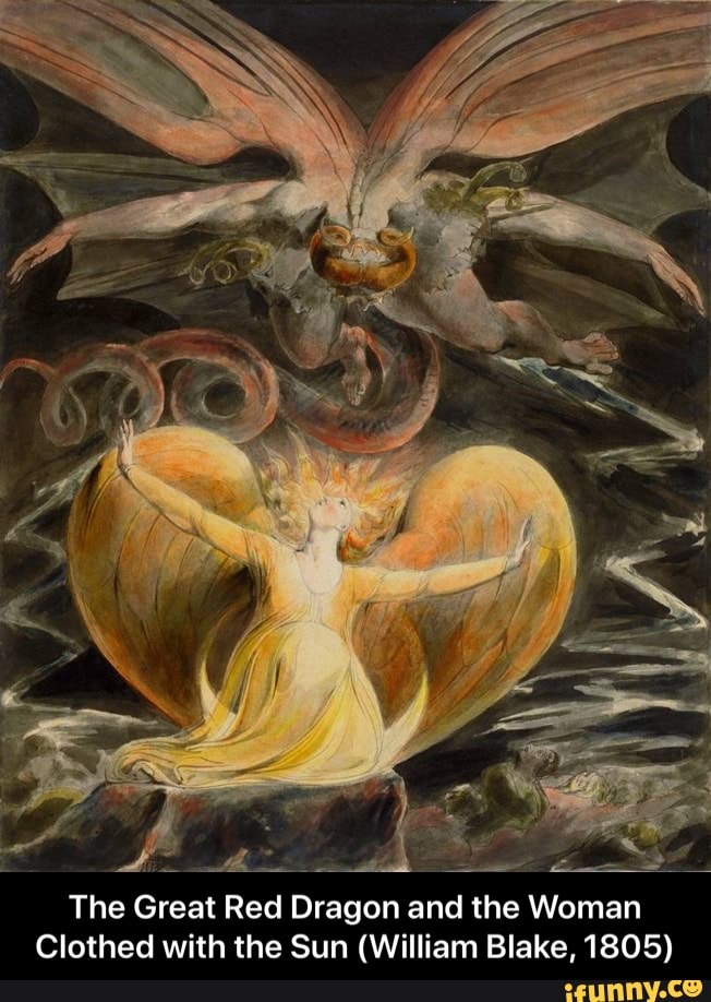 The Great Red Dragon and the Woman Clothed with the Sun (William Blake ...