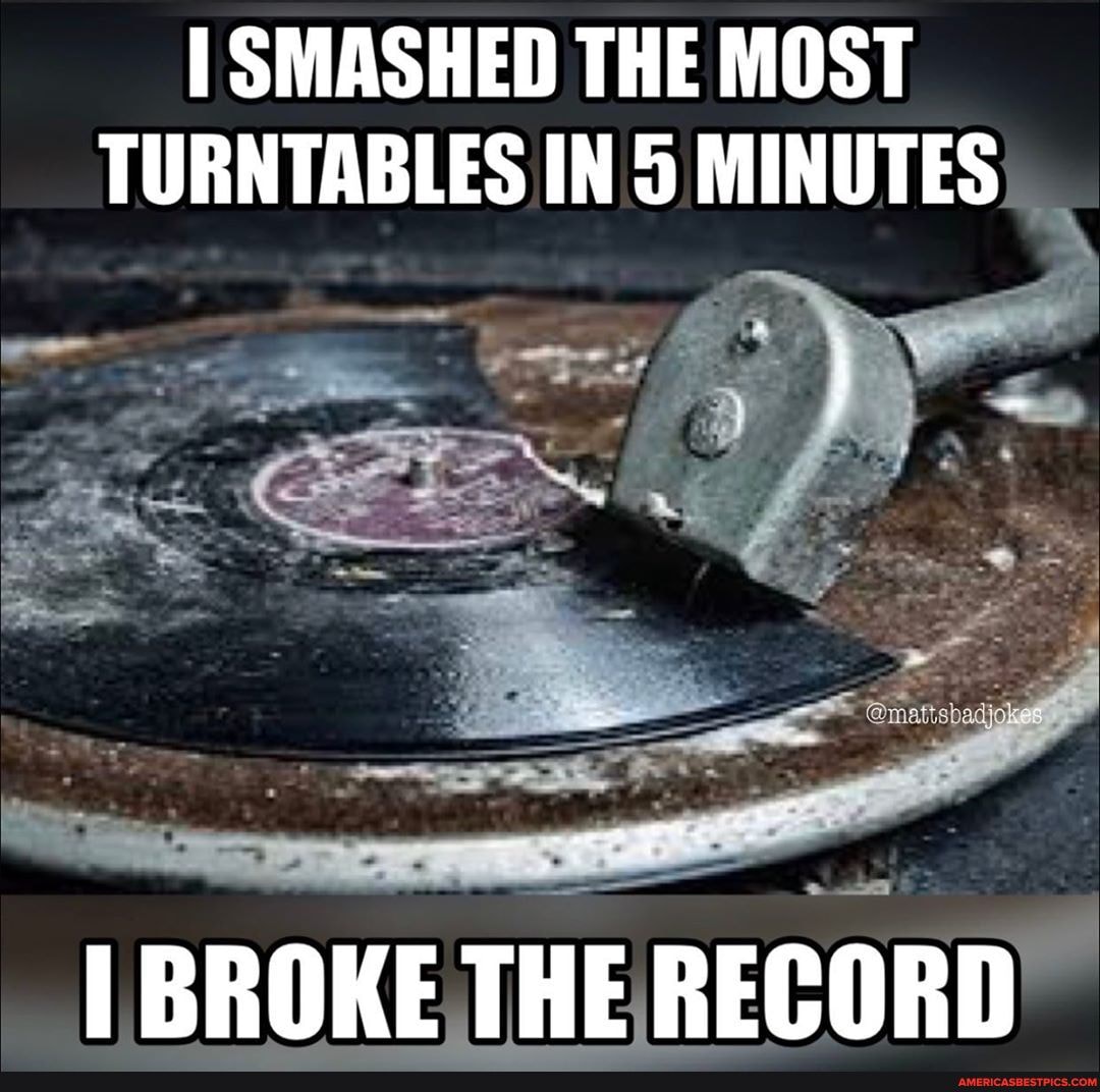 SMASHED THE MOST TURNTABLES IN MINUTES BROKE THE RECORD - America’s ...