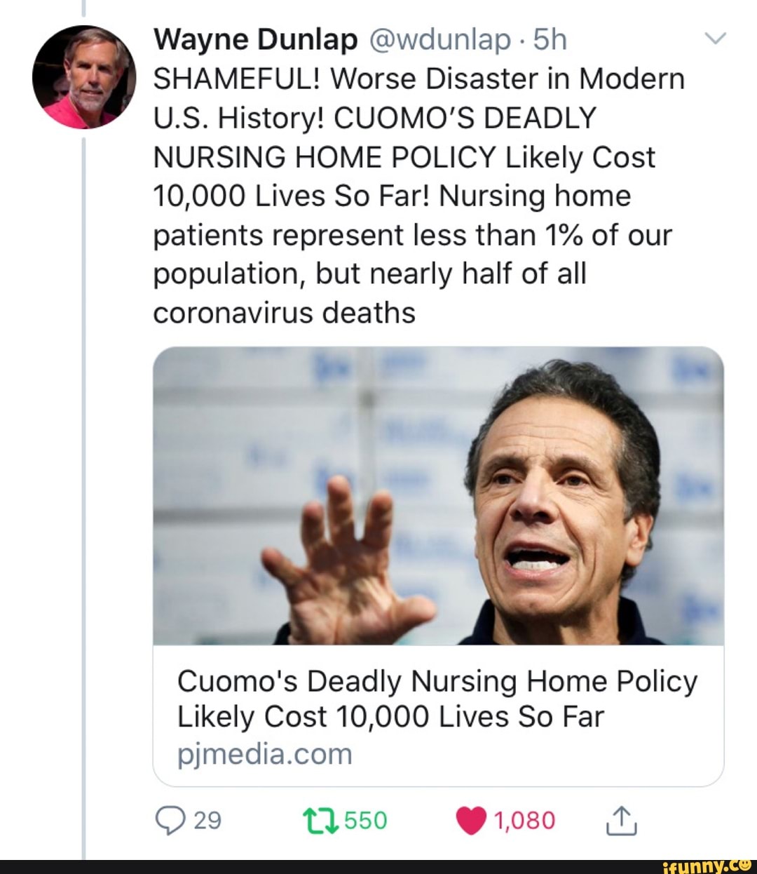 Wayne Dunlap @wdunlap 5h 6 SHAMEFUL! Worse Disaster in Modern U.S ...