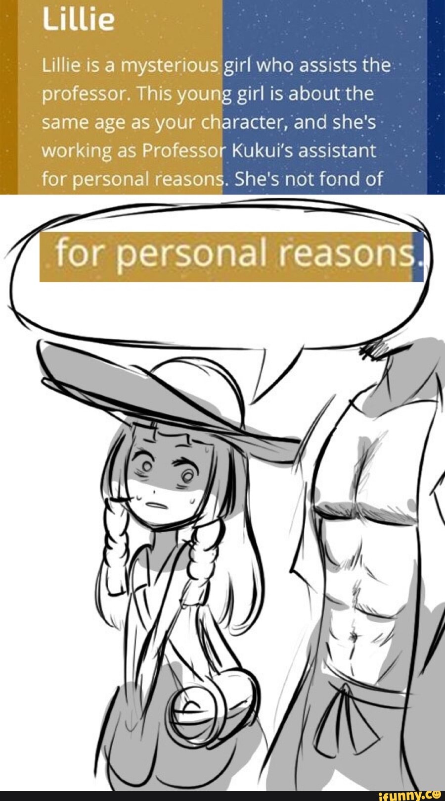 Lillie Lillie is a mysterious girl who assists the professor. This ...