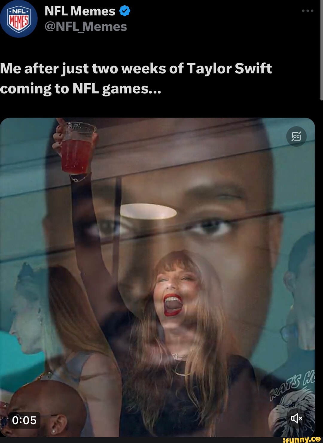 NFL Memes @ @NFL Memes Me after just two weeks of Taylor Swift coming ...