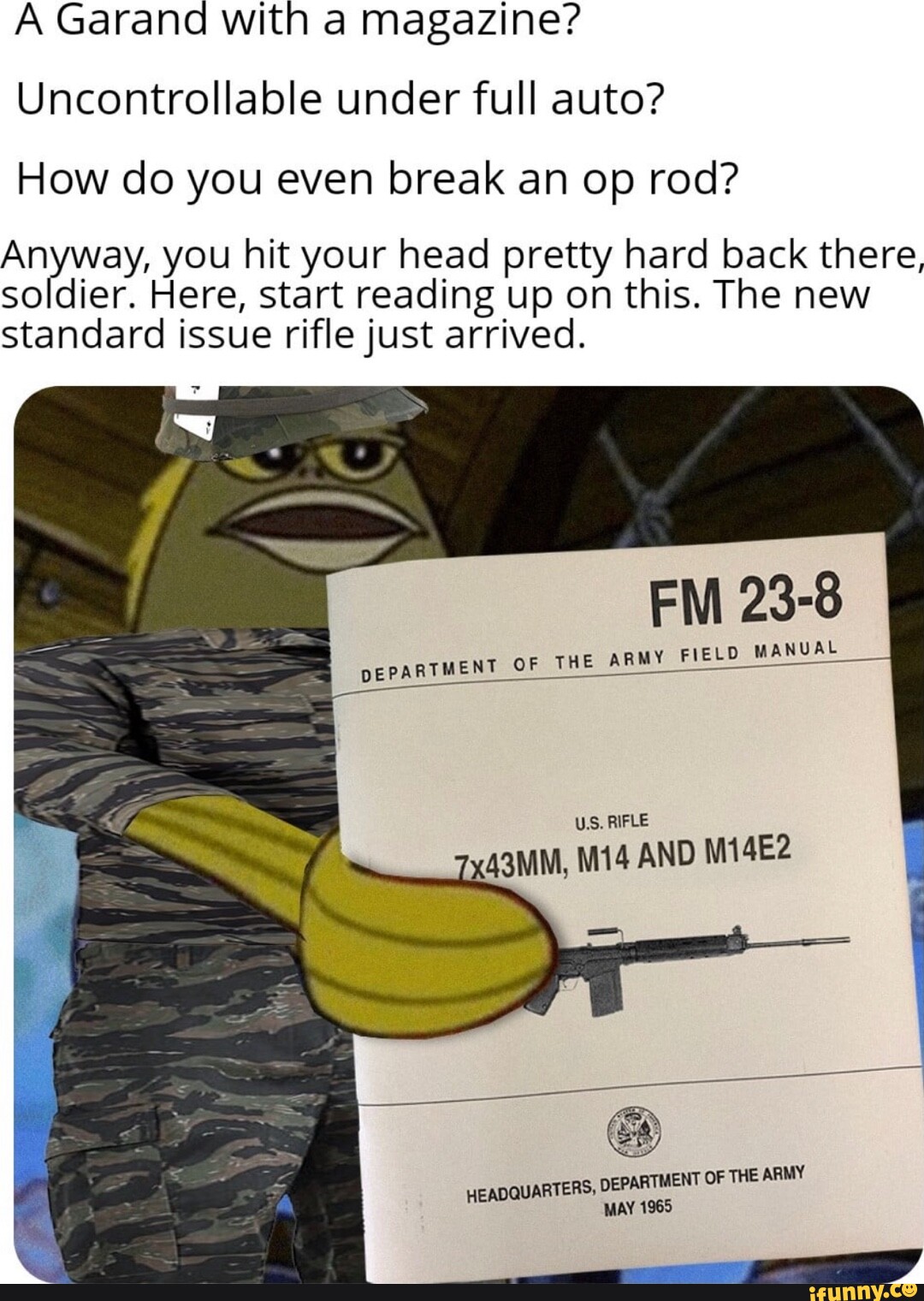 A Garand With A Magazine Uncontrollable Under Full Auto How Do You Even Break An Op Rod a-garand-with-a-magazine-uncontrollable-under-full-auto-how-do-you-even-break-an-op-rod