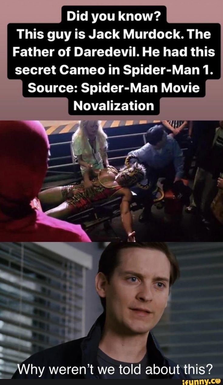 Did you know? This guy is Jack Murdock. The Father of Daredevil. He had ...