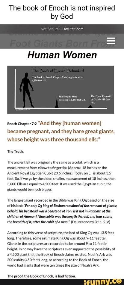 The book of Enoch is not inspired by God Human Women Enoch Chapter72 ...