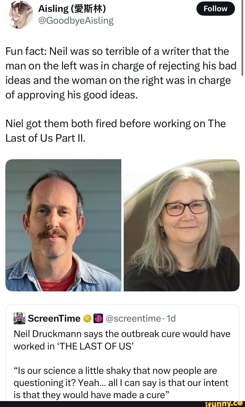 Aisling (2 Follow Fun fact: Neil was so terrible of a writer that the ...