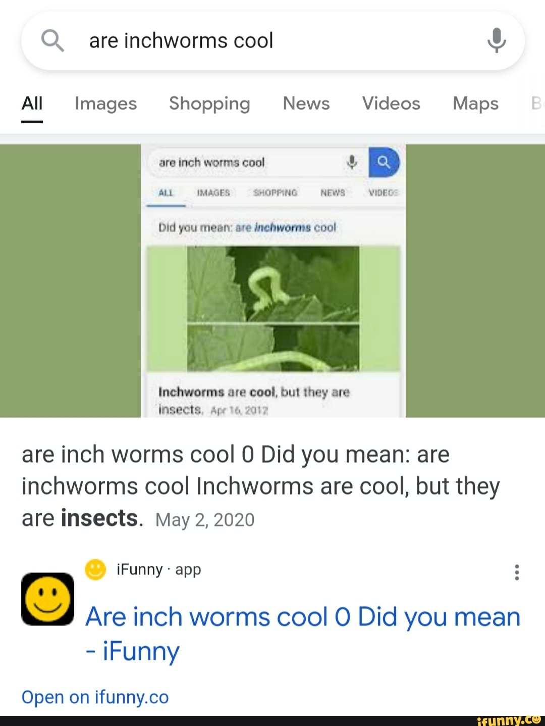Inchworms memes. Best Collection of funny Inchworms pictures on iFunny