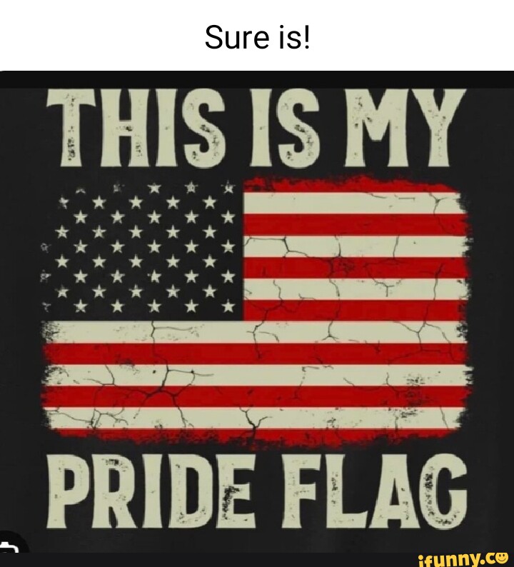 Sure is! PRIDE FLAG - iFunny