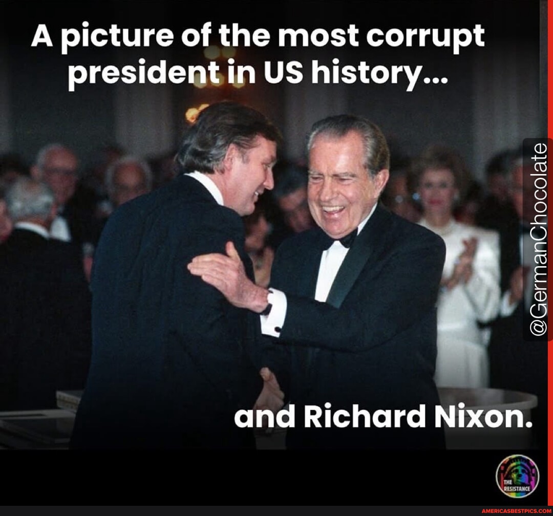 A picture of the most corrupt president in US history ...
