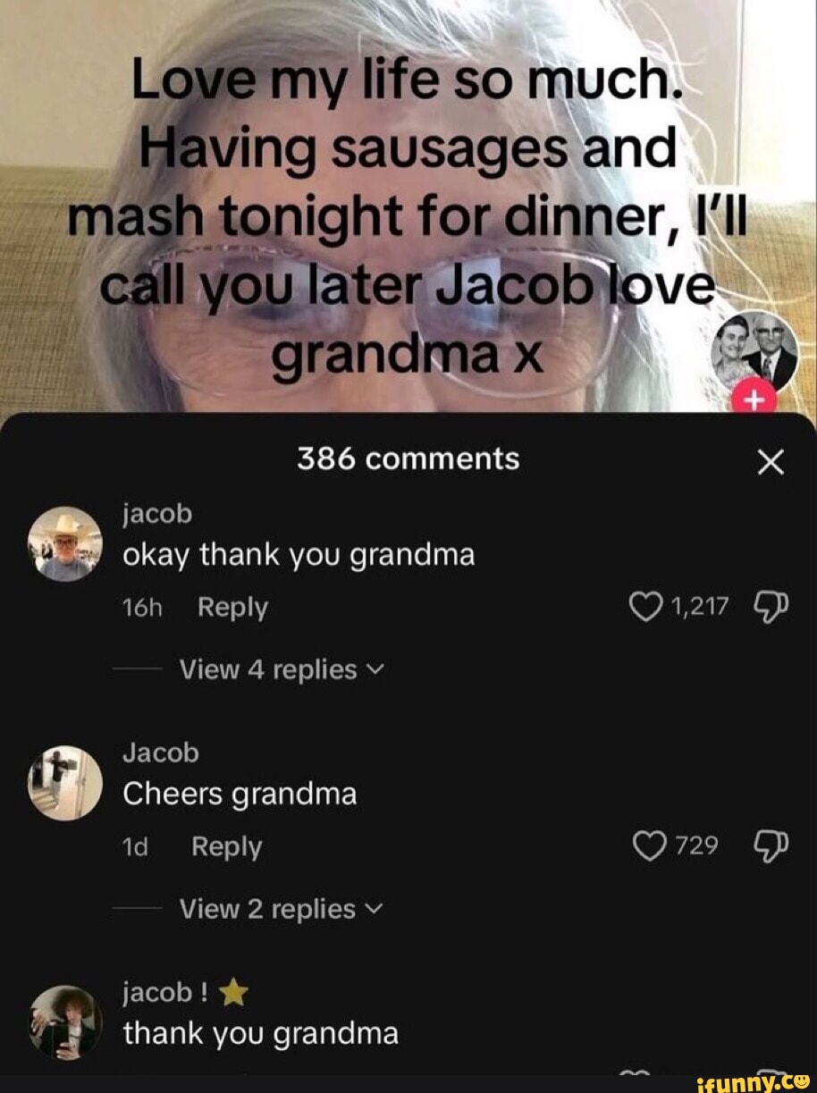 Lowe my life so much. Flawing) sausages and h tonight tor cinner, I'll ...