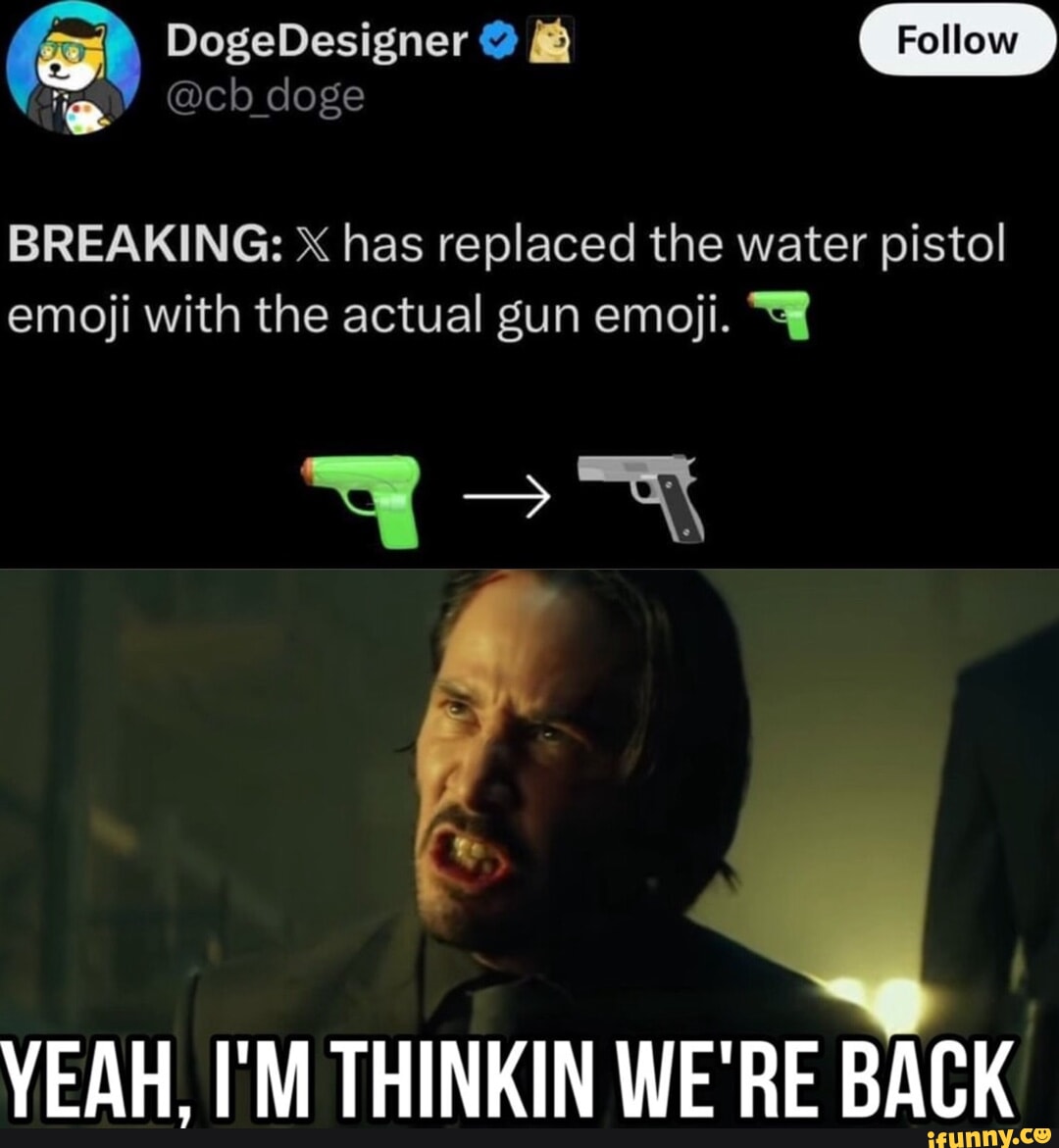 DogeDesigner @ @cb doge Follow BREAKING: X has replaced the water ...