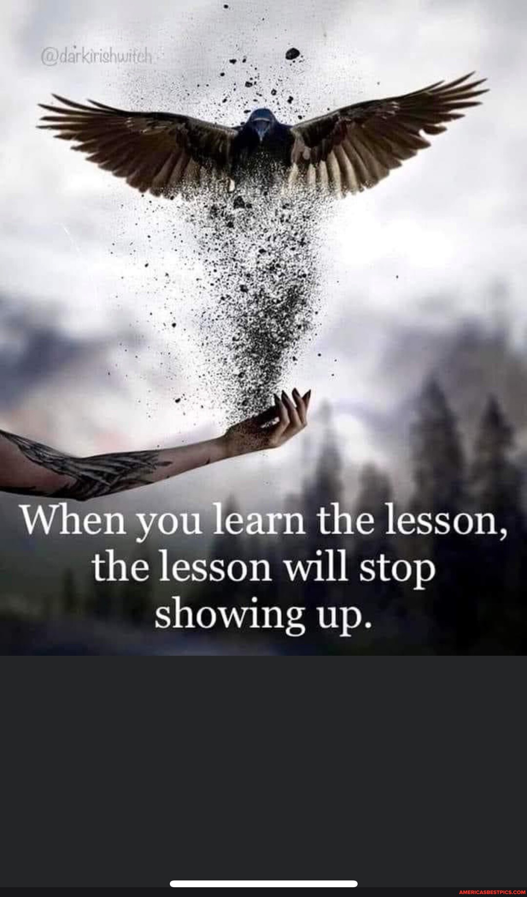 When you learn the lesson, the lesson will stop showing up. - America’s ...