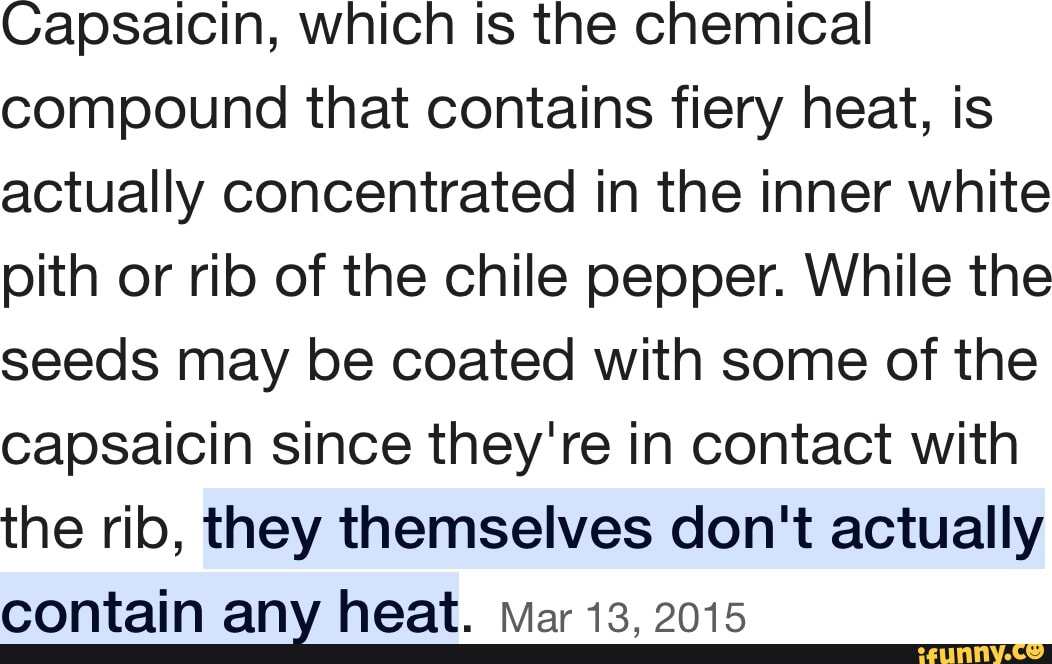 Capsaicin memes. Best Collection of funny Capsaicin pictures on iFunny
