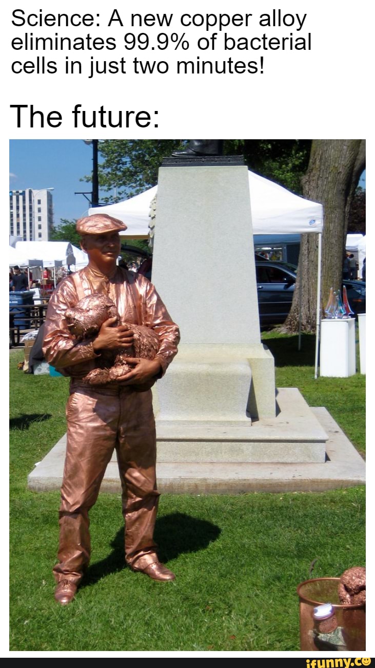 Science: A new copper alloy eliminates 99.9% of bacterial cells in just ...