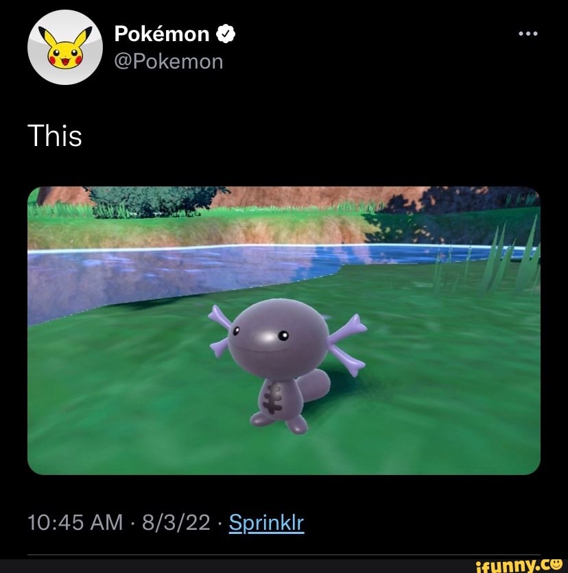 Pokmon @ @Pokemon This AM - - Sprinklr - iFunny