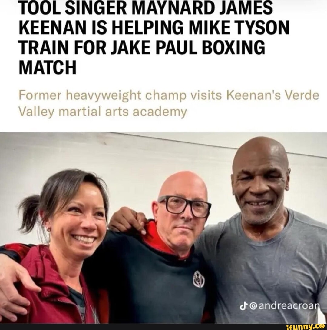 SUNGIEK KEENAN IS HELPING MIKE TYSON TRAIN FOR JAKE PAUL BOXING MATCH ...