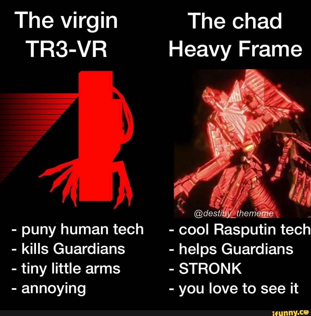 Puny human tech kills Guardians tiny little arms annoying Heavy Frame ...