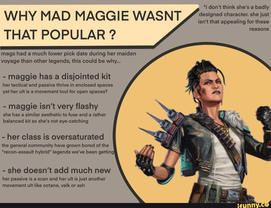 *j don't think she's a badly designed character. she just isn't that ...