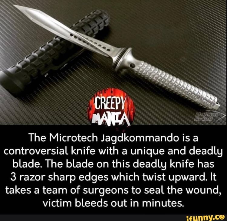 The Microtech Jagdkommando is a controversial knife with a unique and deadly blade. The blade on ...