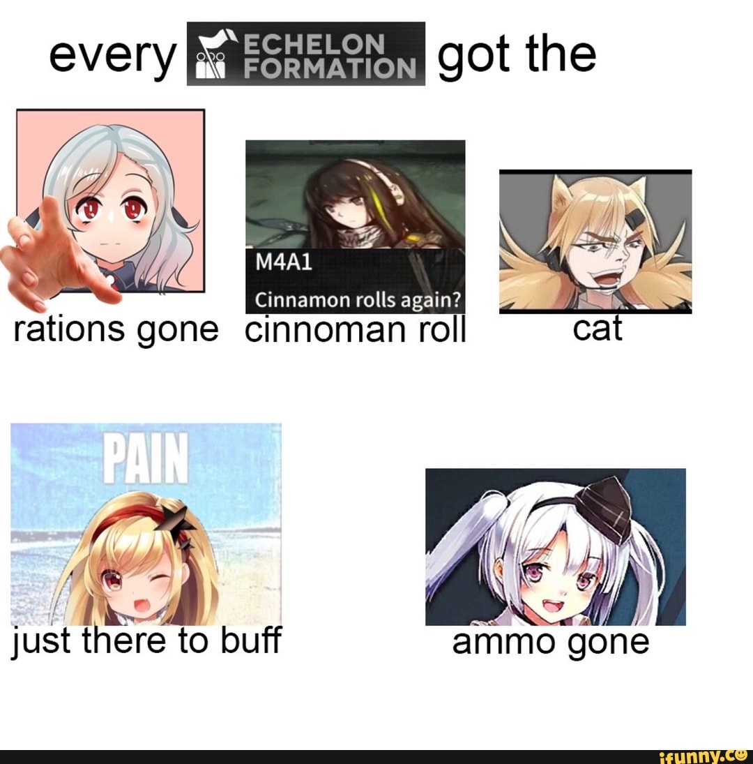 Every got the M4A1 rations gone ro Cinnamon rolls again? just there to ...