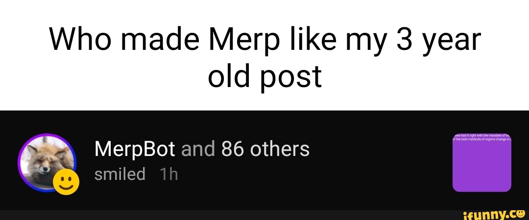Merp memes. Best Collection of funny Merp pictures on iFunny