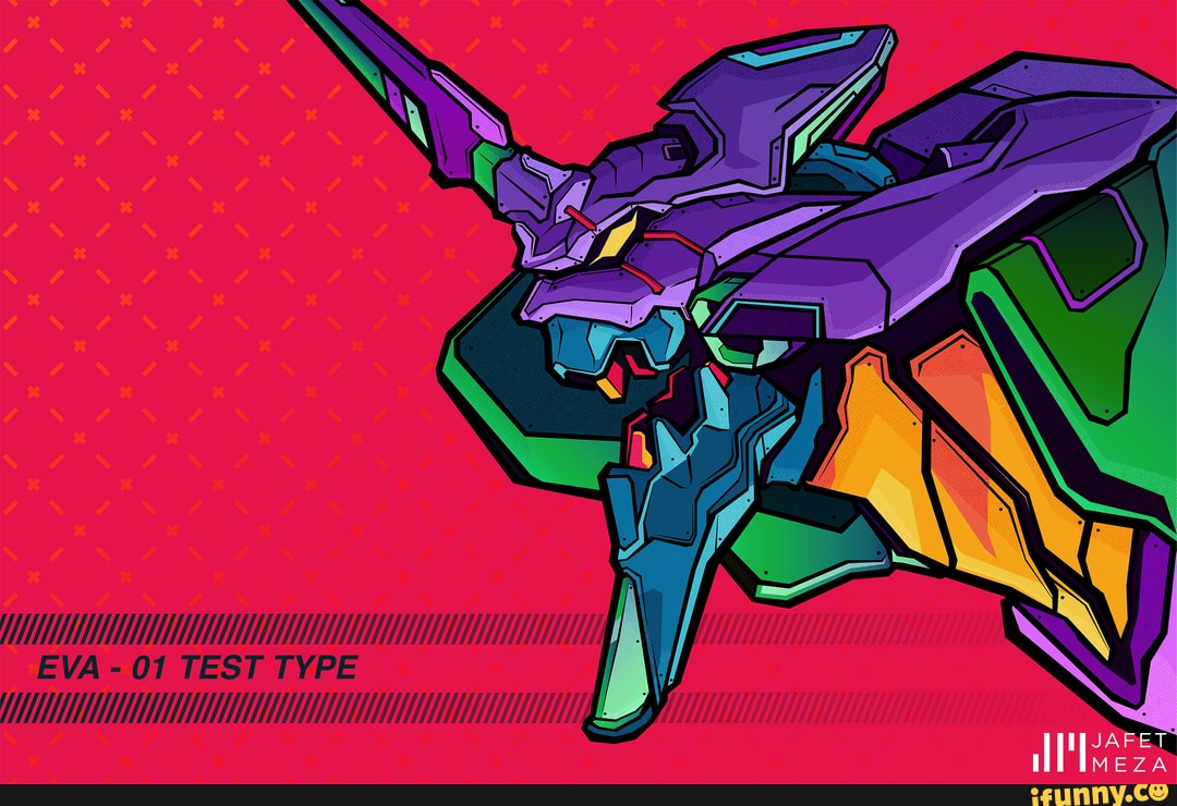 Evangelion - EVA 01 Vector FanArt - EVA - 01 TEST TYPE - iFunny