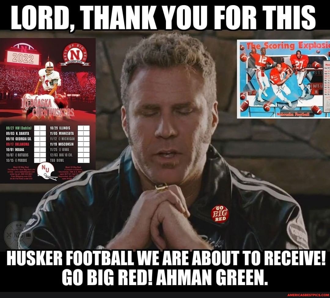 Game Day Is Finally Here! Go Big Red! - LORD, THANK YOU FOR THIS AW ...