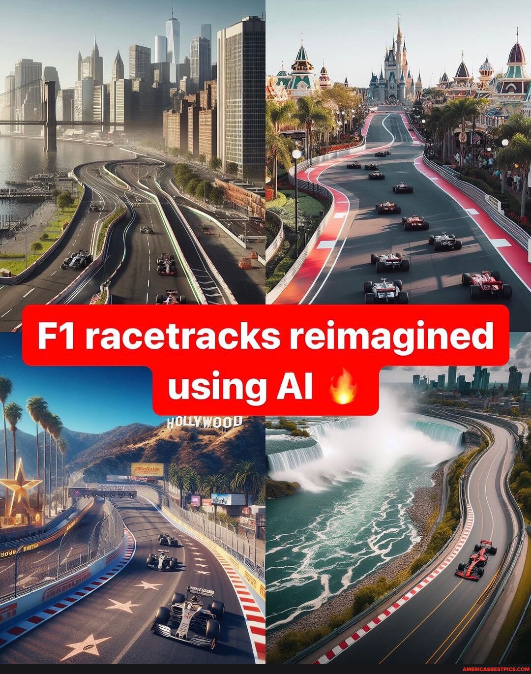 IMAGINE THESE F1 RACETRACKS AROUND THE US 🔥👀 - racetracks reimagined ...