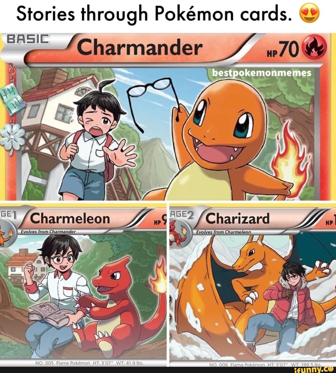 Stories through Pokmon cards. & BASIC harmeleon Charizard - iFunny