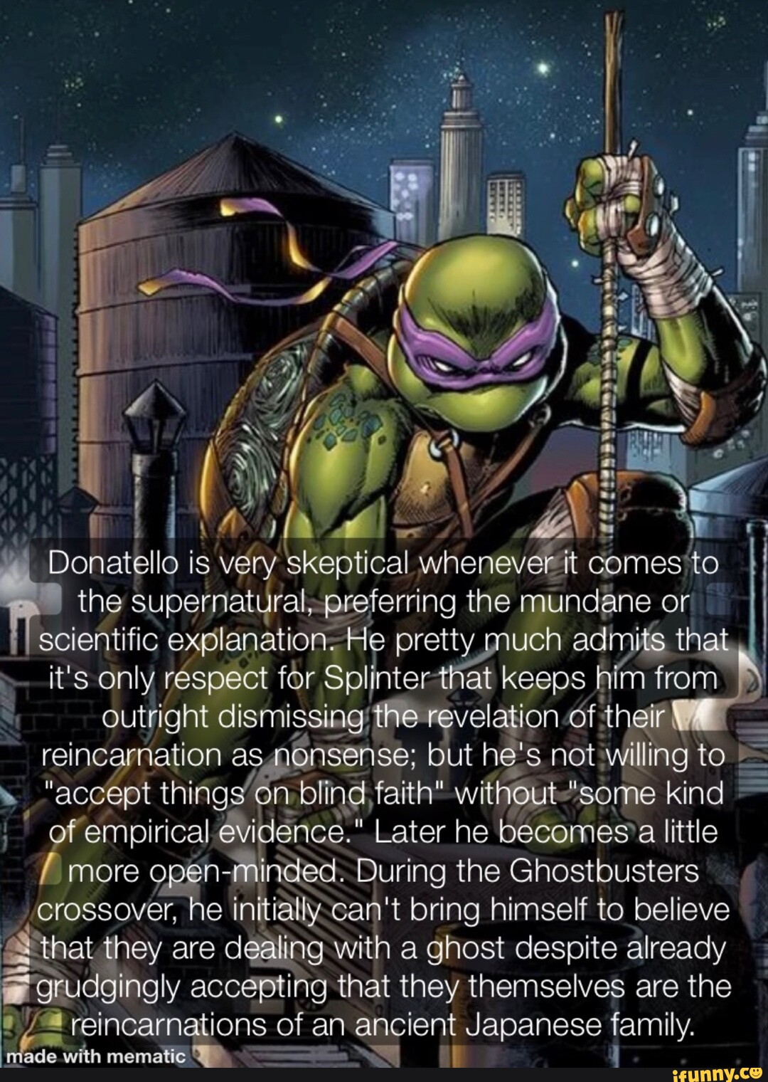 Donatello memes. Best Collection of funny Donatello pictures on iFunny