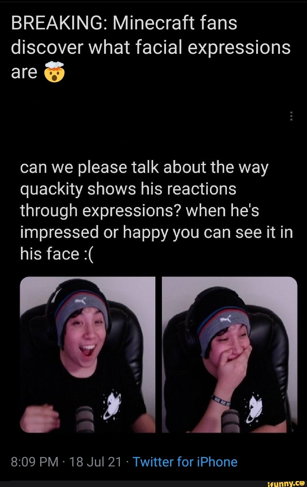 BREAKING: Minecraft fans discover what facial expressions are can we ...