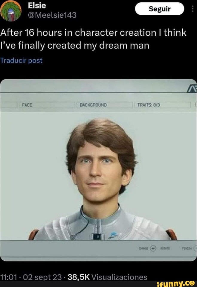 @Meelsie143 After 16 hours in character creation I think I've finally ...