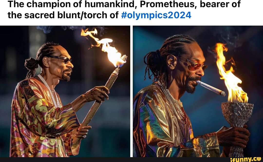 The champion of humankind, Prometheus, bearer of the sacred of # ...