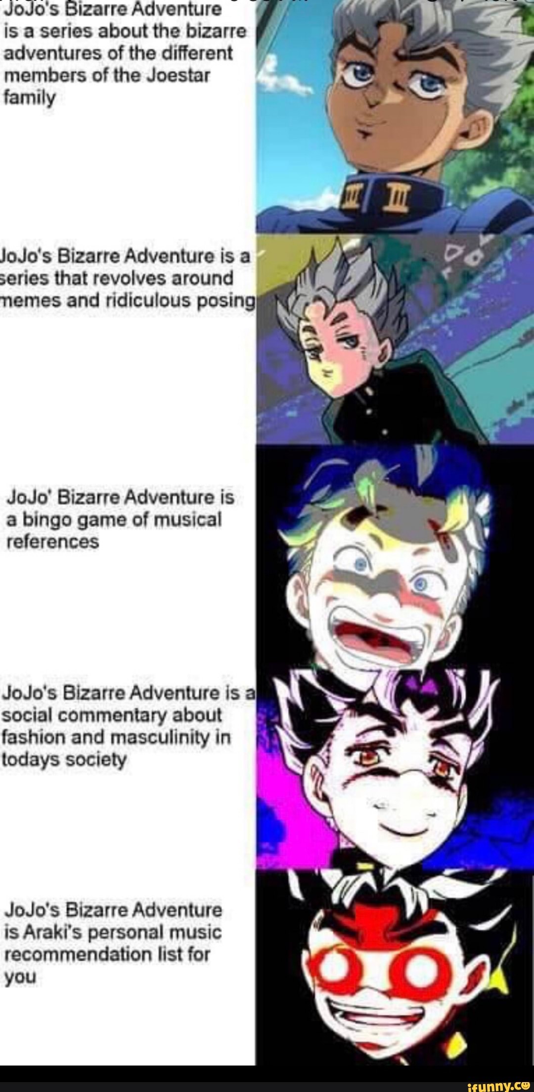 'JbJ'ó's Bizarre Adventure ‘ is a series about the bizarre adventures ...