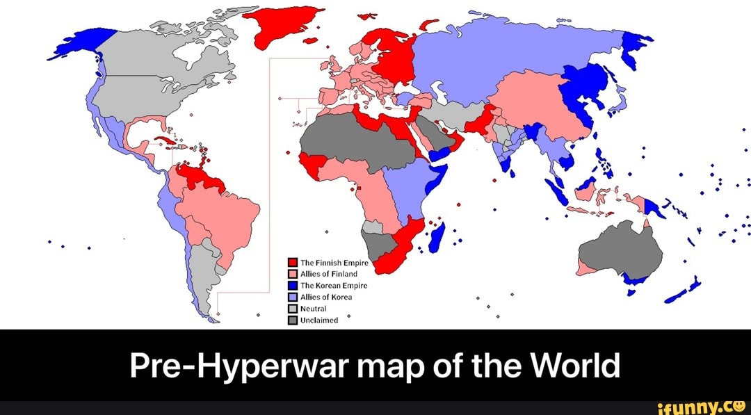 Pre-Hyperwar map of the World - Pre-Hyperwar map of the World - iFunny