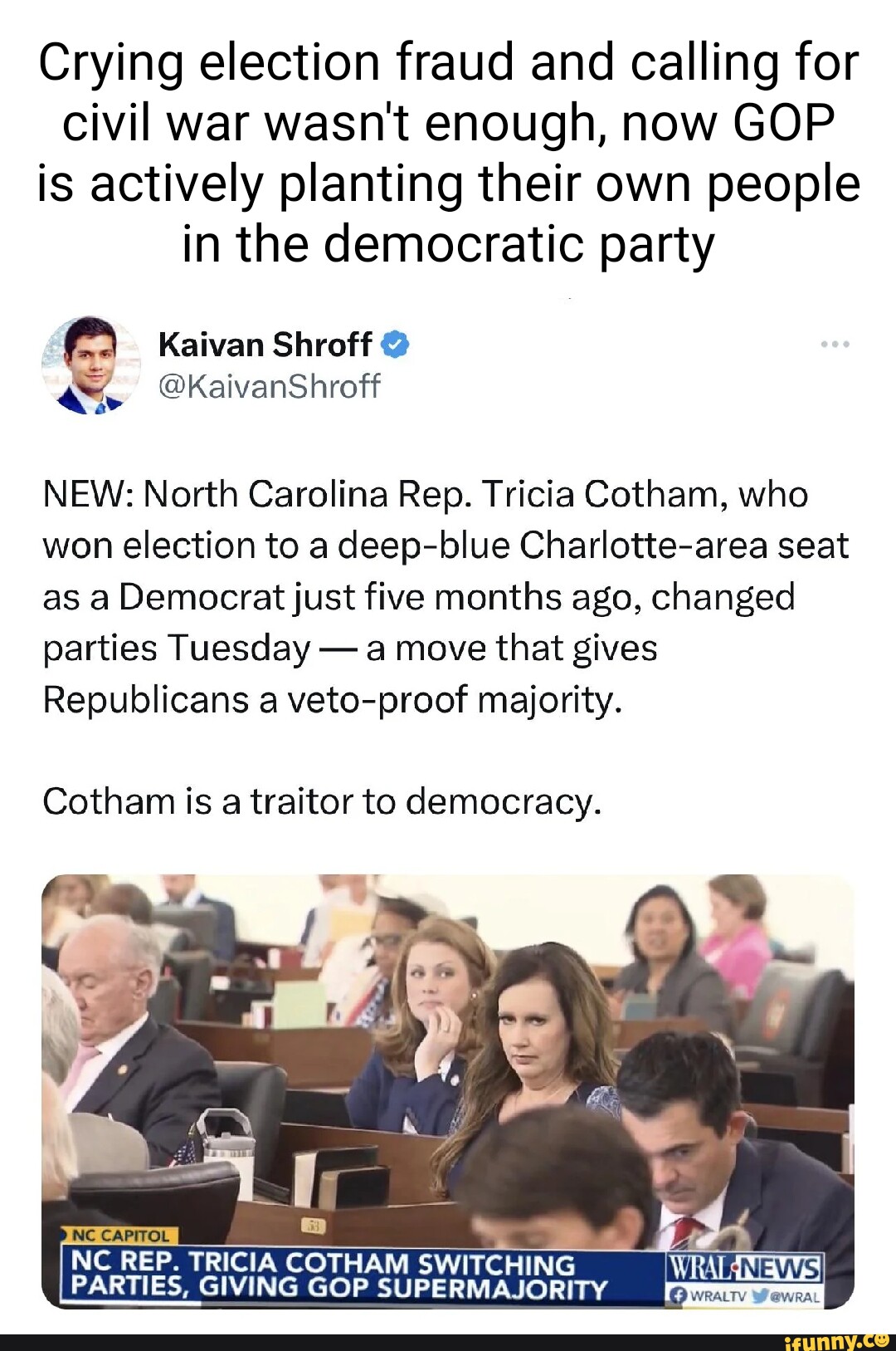 Crying election fraud and calling for civil war wasn't enough, now GOP ...