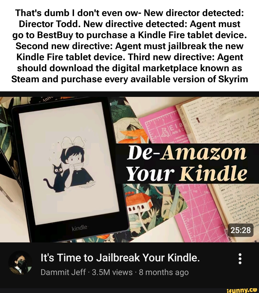 That's dumb I don't even ow- New director detected: Director Todd. New ...
