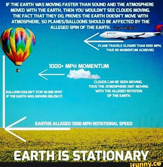 IF THE EARTH WAS MOVING FASTER THAN SOUND AND THE ATMOSPHERE MOVED WITH ...