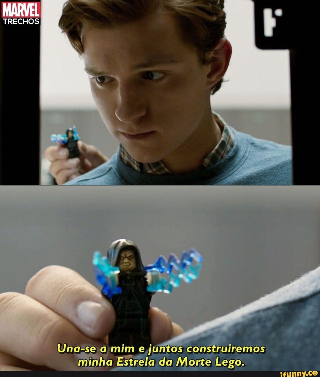 MARVEL TRECHOS Una-se a mim juntos construiremos minha Estrela da Morte ...