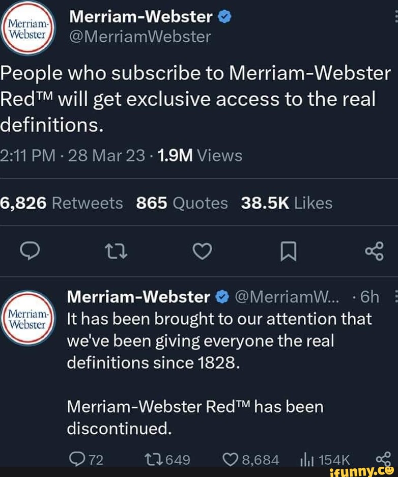 People who subscribe to Merriam-Webster will get exclusive access to ...